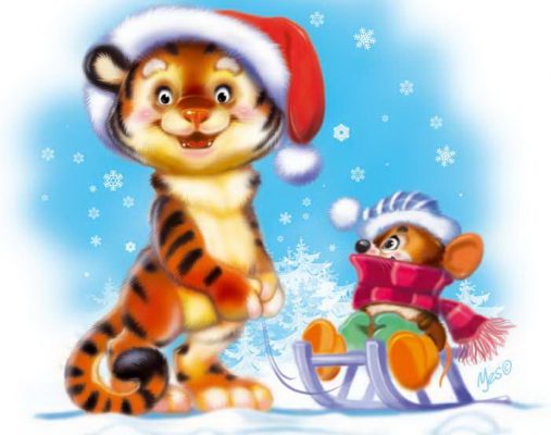 Красивые новогодние аватарки (50 фото) 🌟